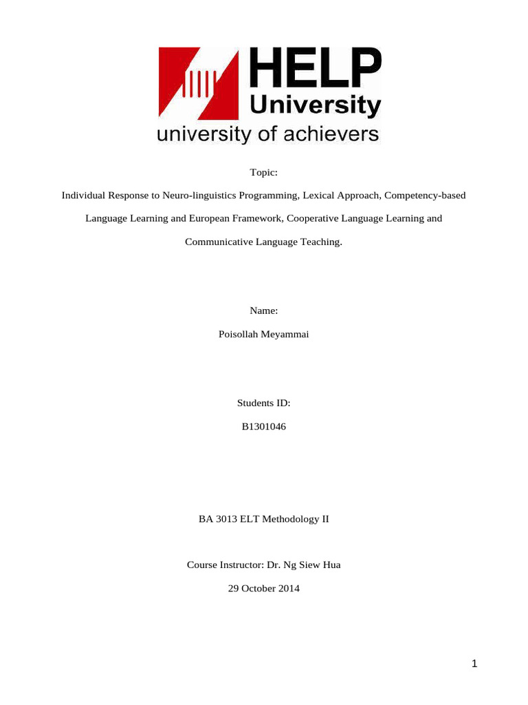 English Language Teaching Methodology 2 | PDF