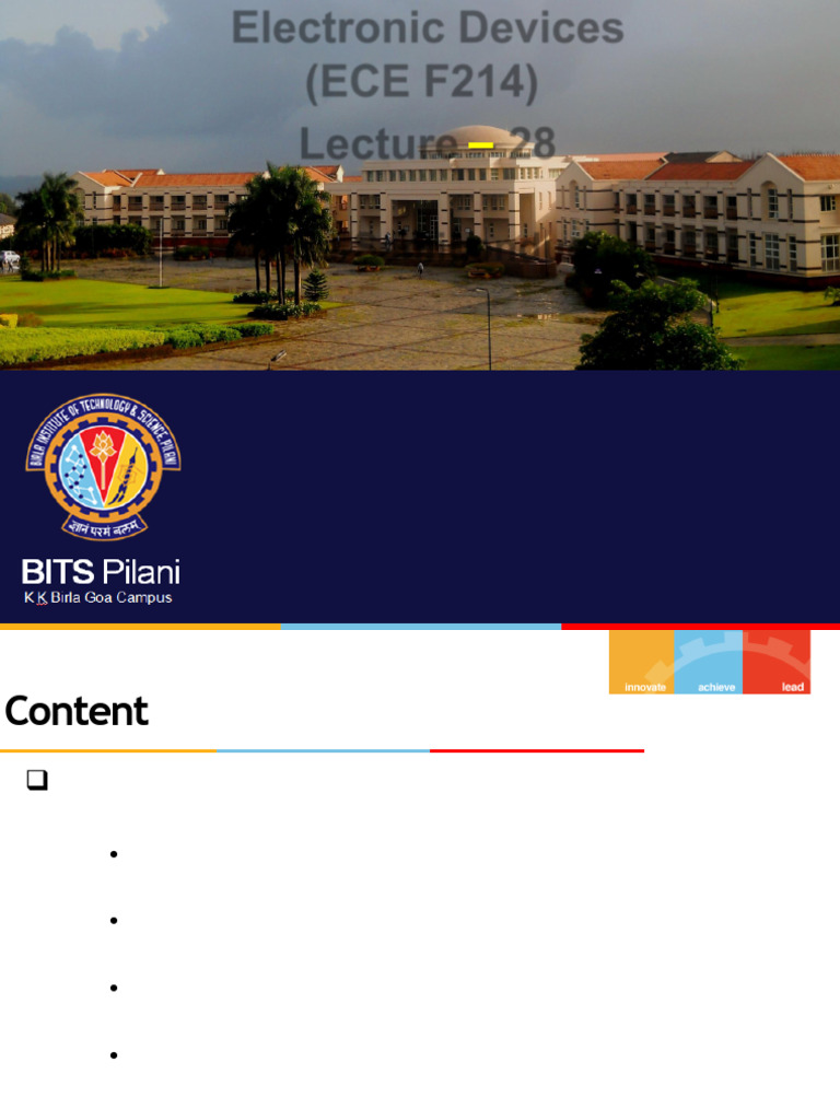 Lecture 28 (24-11-2022) | PDF