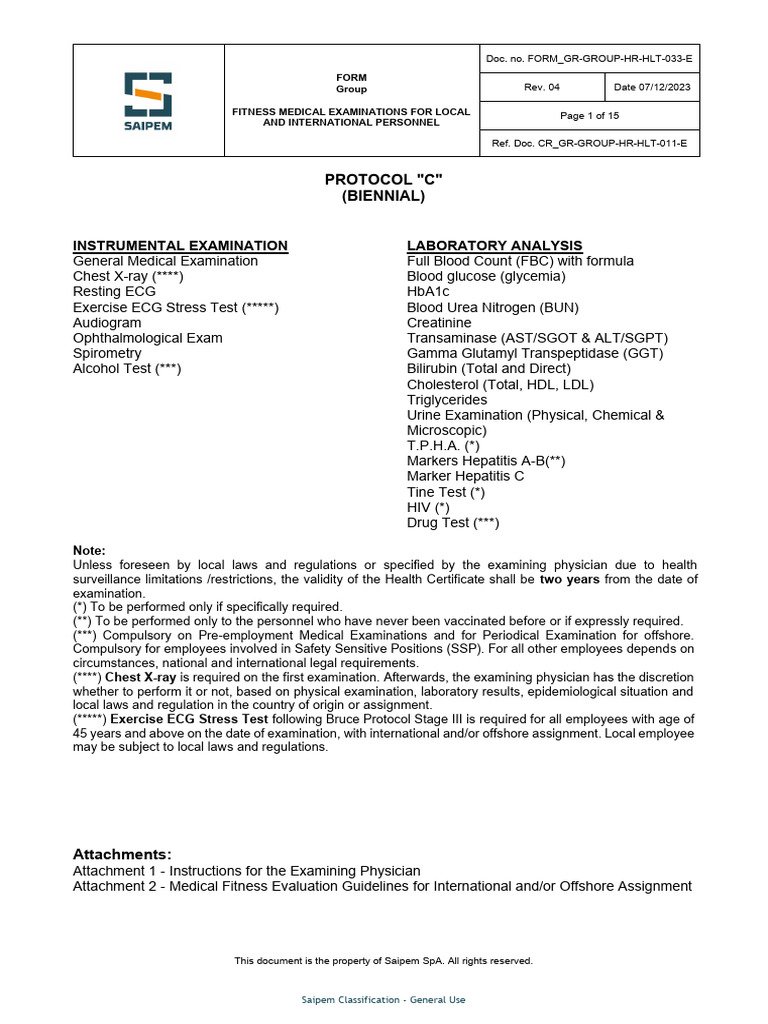 Form - GR Group HR HLT 033 e R04 | PDF