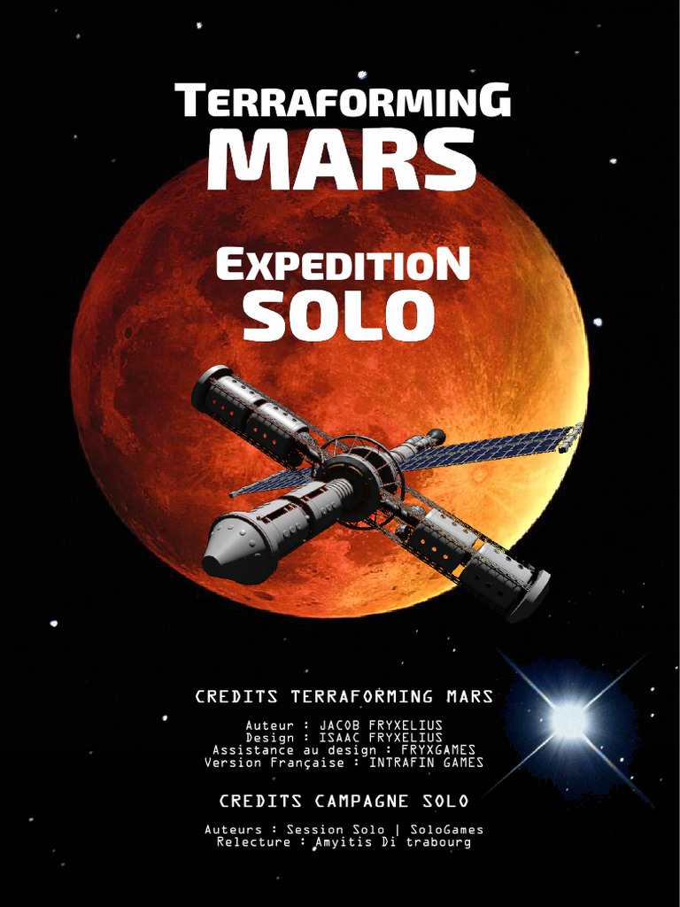 FR - Terraforming Mars Expedition Solo V3 | PDF | Teaching Methods ...