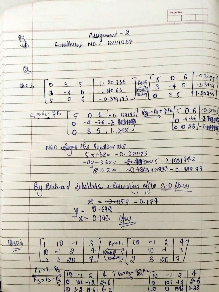 Maths Assignment2 23114037 | PDF