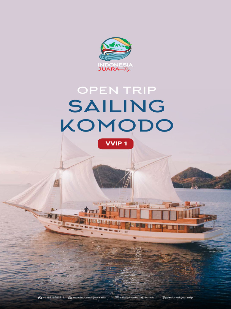 Komodo Open Trip 3D2N Sailing Adventure | PDF | Lunch