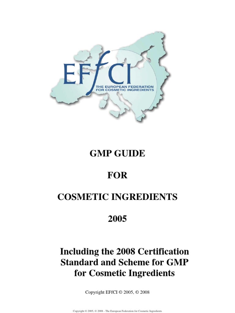 GMP Guild For Cosmetic Ingredient | PDF | Quality Management System ...