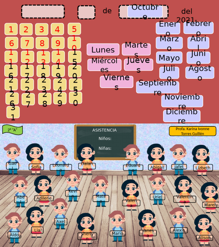 Calendario Interactivo | PDF