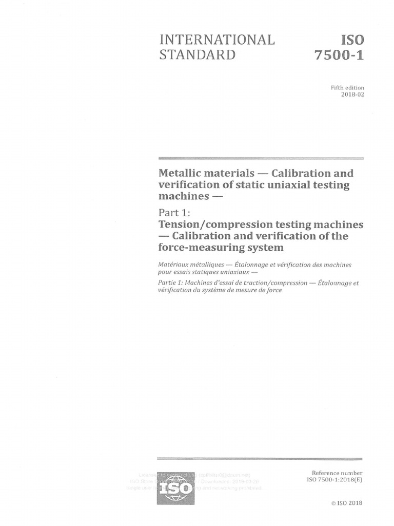 BS en 7500-1 (2018) | PDF