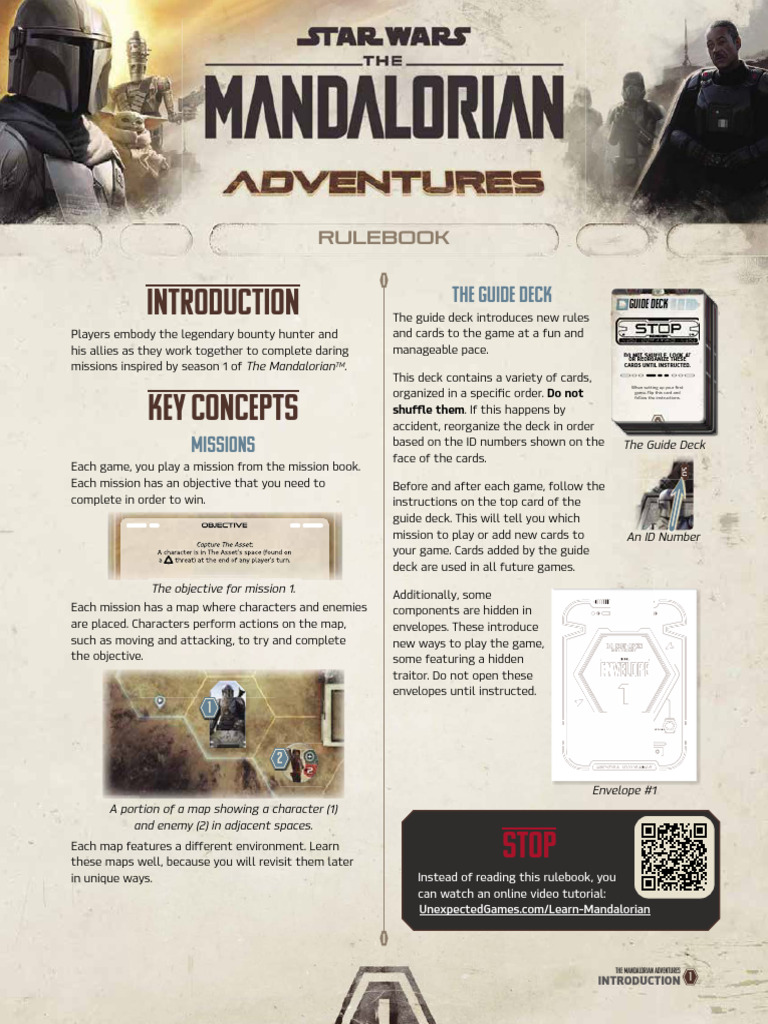 The Mandalorian Adventures Rules | PDF