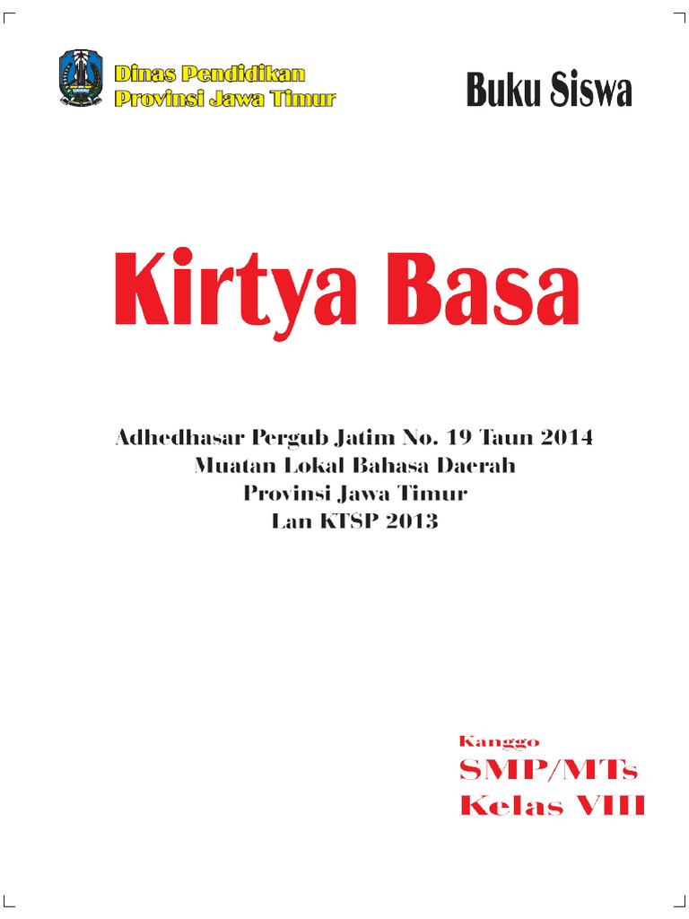 Kirtya Basa Edisi Final 2015 Rev Komplit | PDF