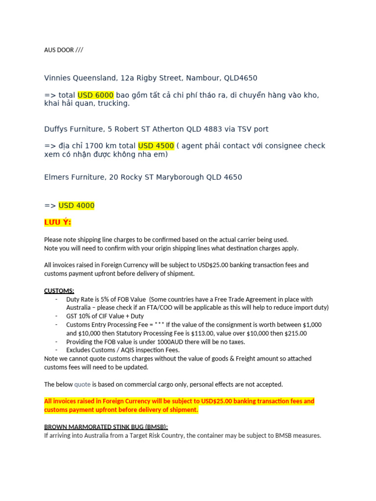 Aus Door & Notice | PDF