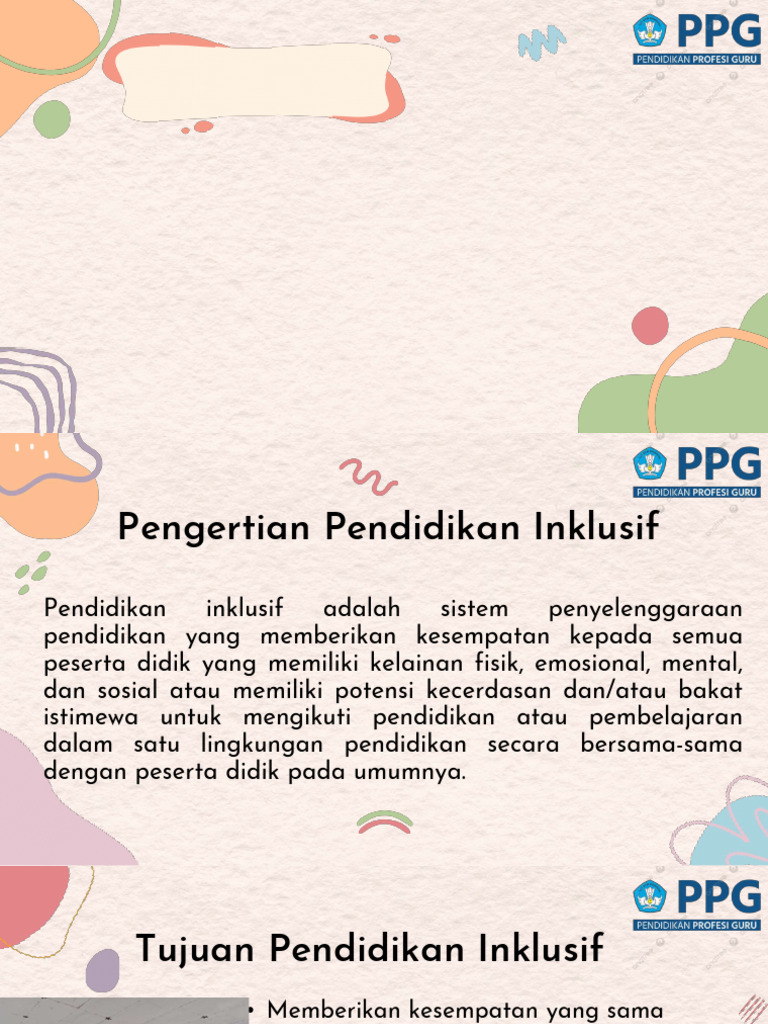 AKSI NYATA Modul 3 (Pengantar Pendidikan Anak Berkebutuhan Khusus) Topik 2 Pendidikan Inklusif | PDF