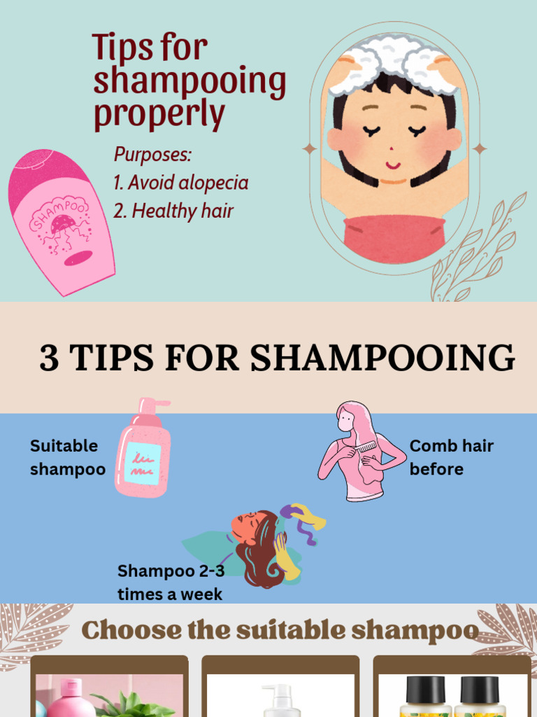Tips For Shampooing Properly | PDF