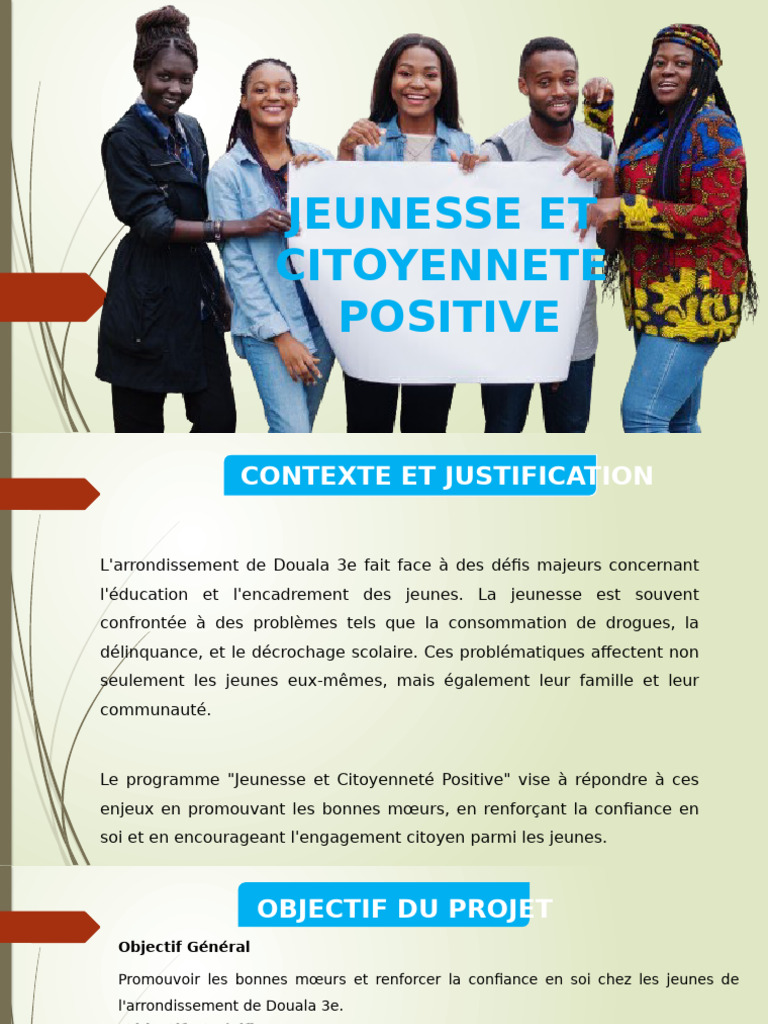 Jeunesse Et Citoyennete Powerpoint | PDF
