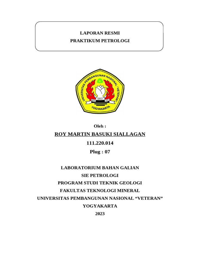 Cover, Kata Pengantar Val Petro | PDF