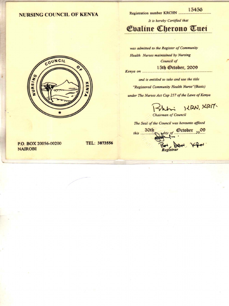 NCK CERTIFICATE | PDF