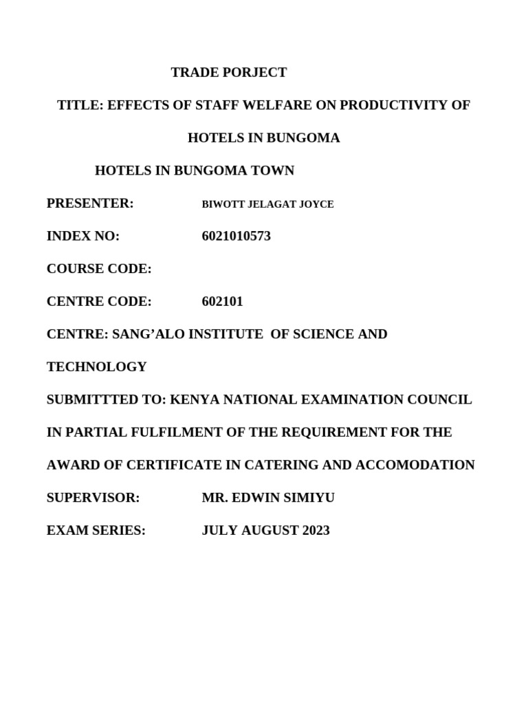 Biwott Jelagat Joyce 80 | PDF