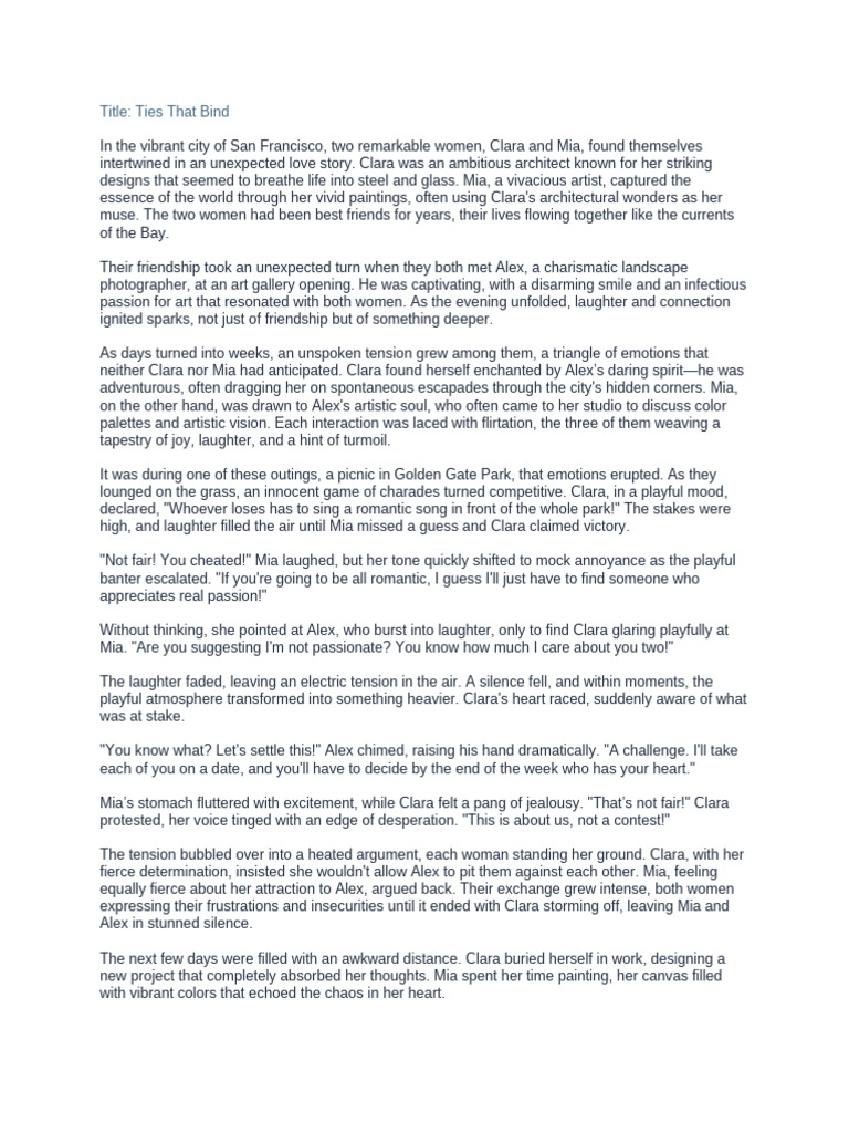 Title - Ties That Bind | PDF