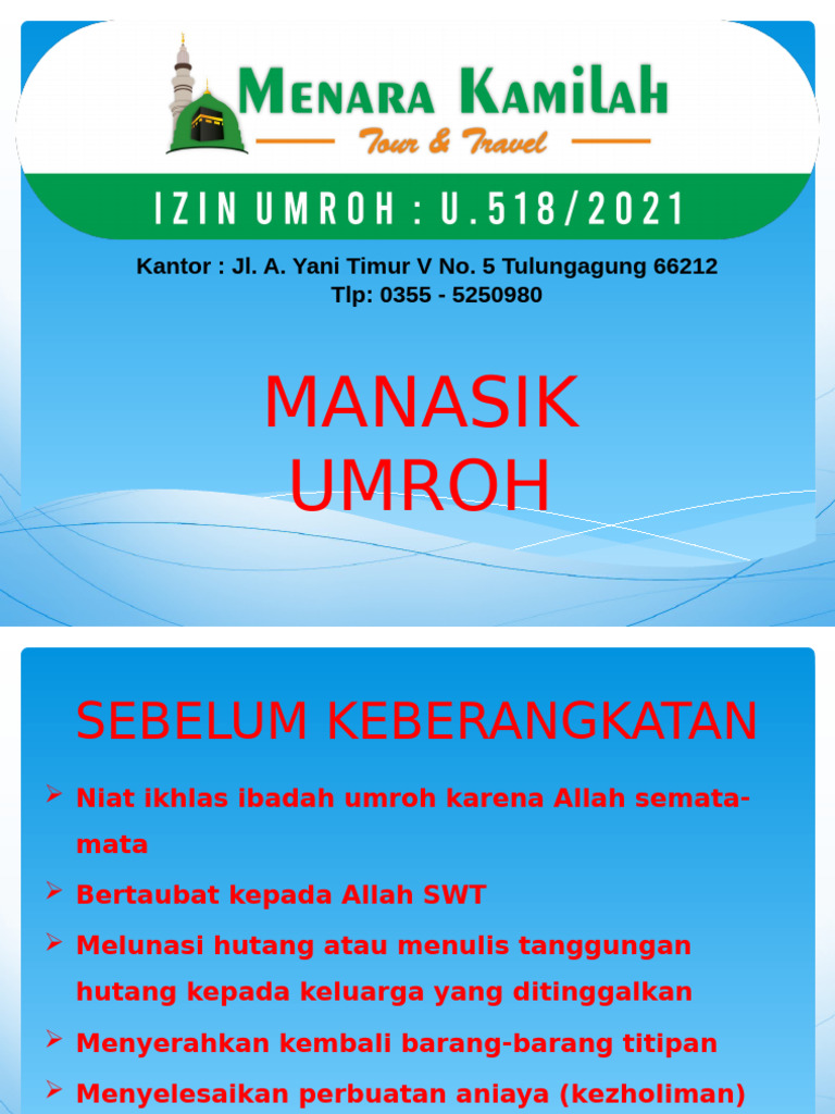 Manasik Umrah | PDF