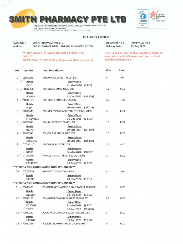 Smith Pharmacy 19.08.2024 | PDF