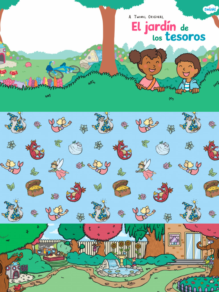 Es V 1633603495 Cuento El Jardin de Los Tesoros - Ver - 1 | PDF