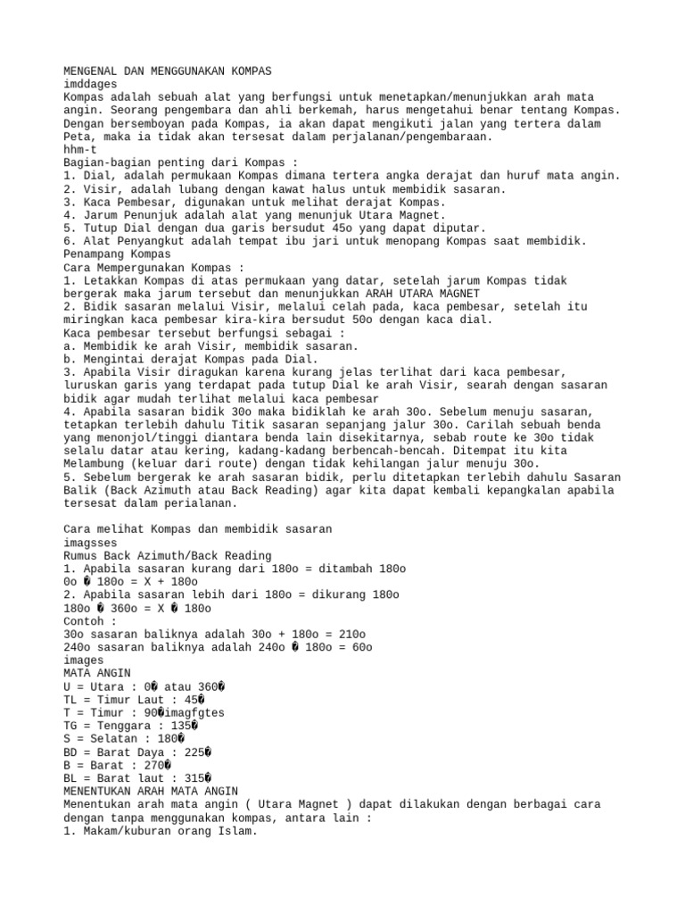 Mengenal Kompas | PDF