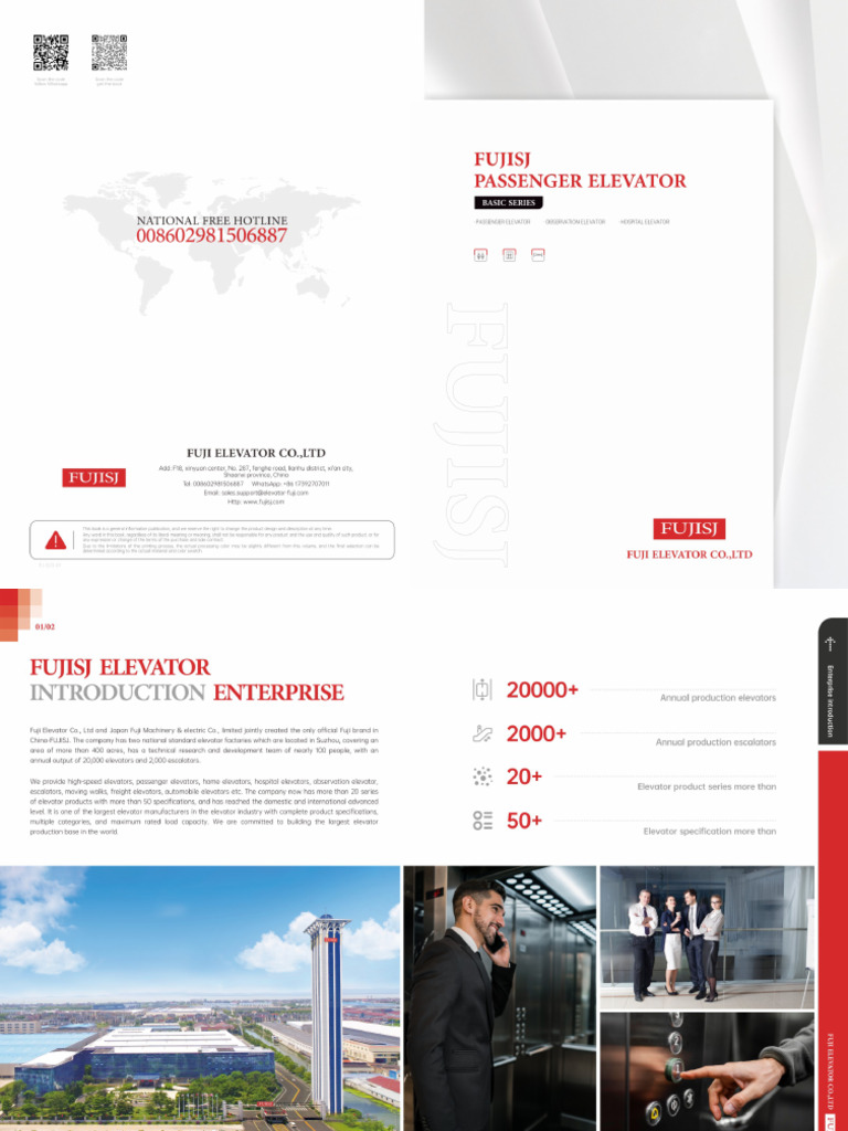 Fujisj Passenger Elevator FJ 023 01 | PDF