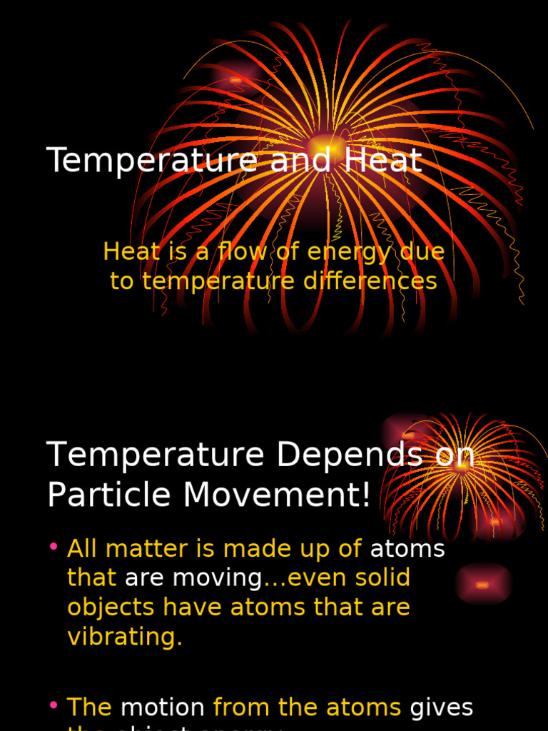 Temperature and Heat | PDF