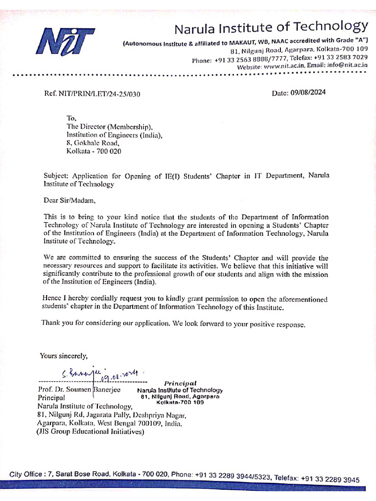 Application For IEI | PDF