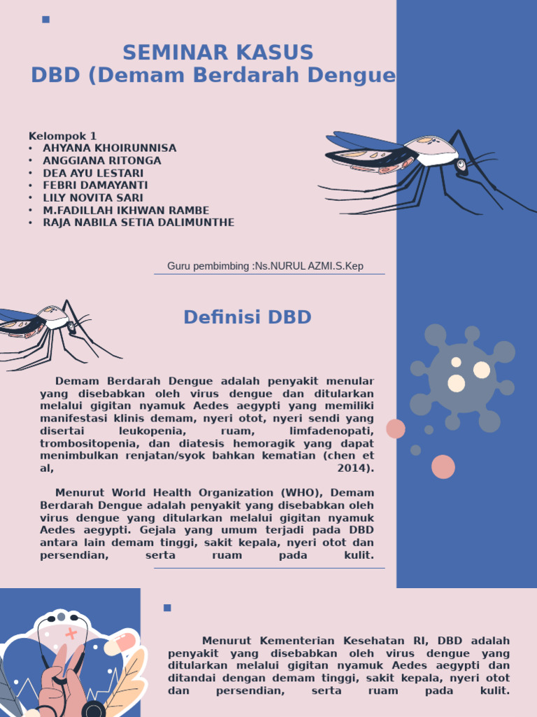 PPT DBD (Demam Berdarah Dengue) New | PDF