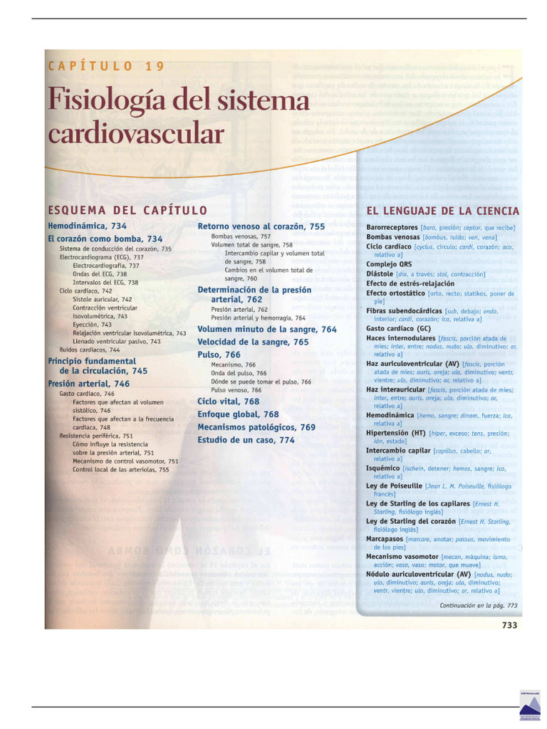 Fisiología Cardio Cap19 | PDF