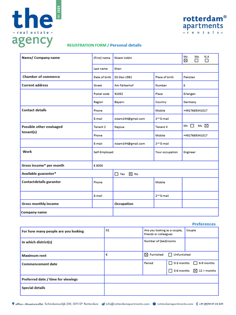 UK Registration RA MEI - 2024 - Form | PDF