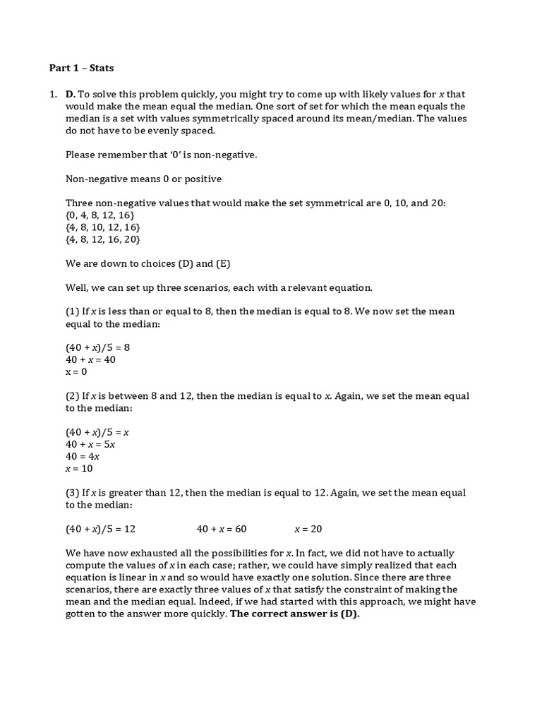 Solutions - Quant Live Session 3 - GMAT Focus Edition | PDF