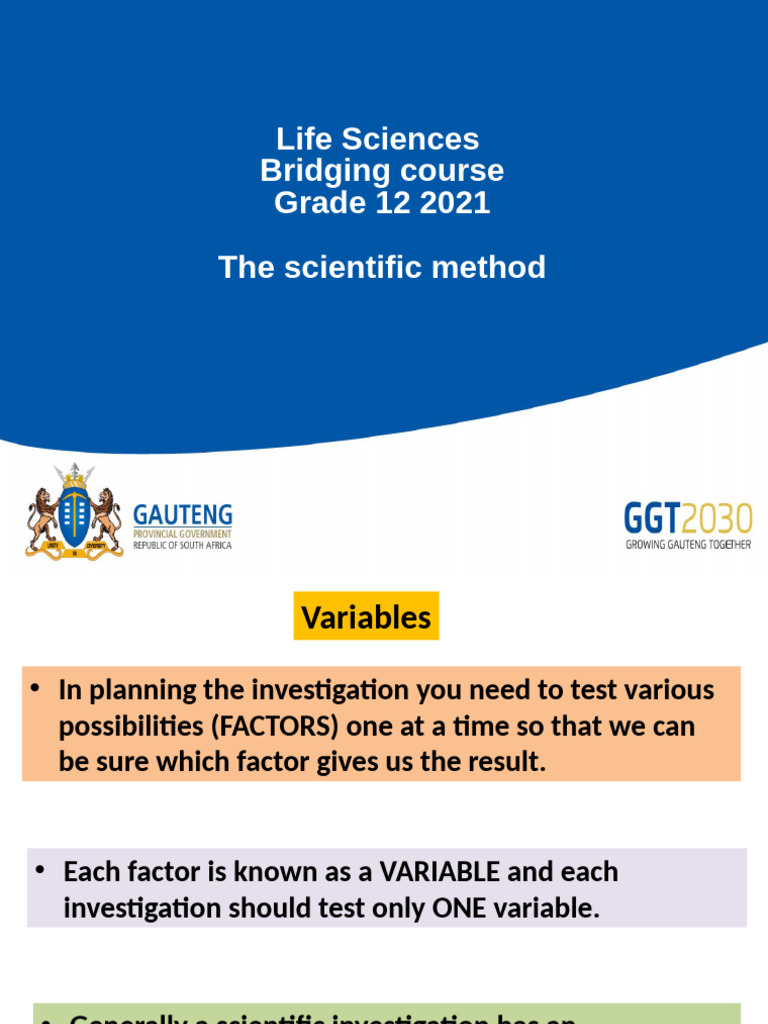 The Scientific Method | PDF