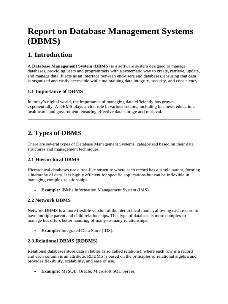 DBMS | PDF