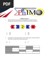 PHIMO MOCK 2020 Primary 6 | PDF