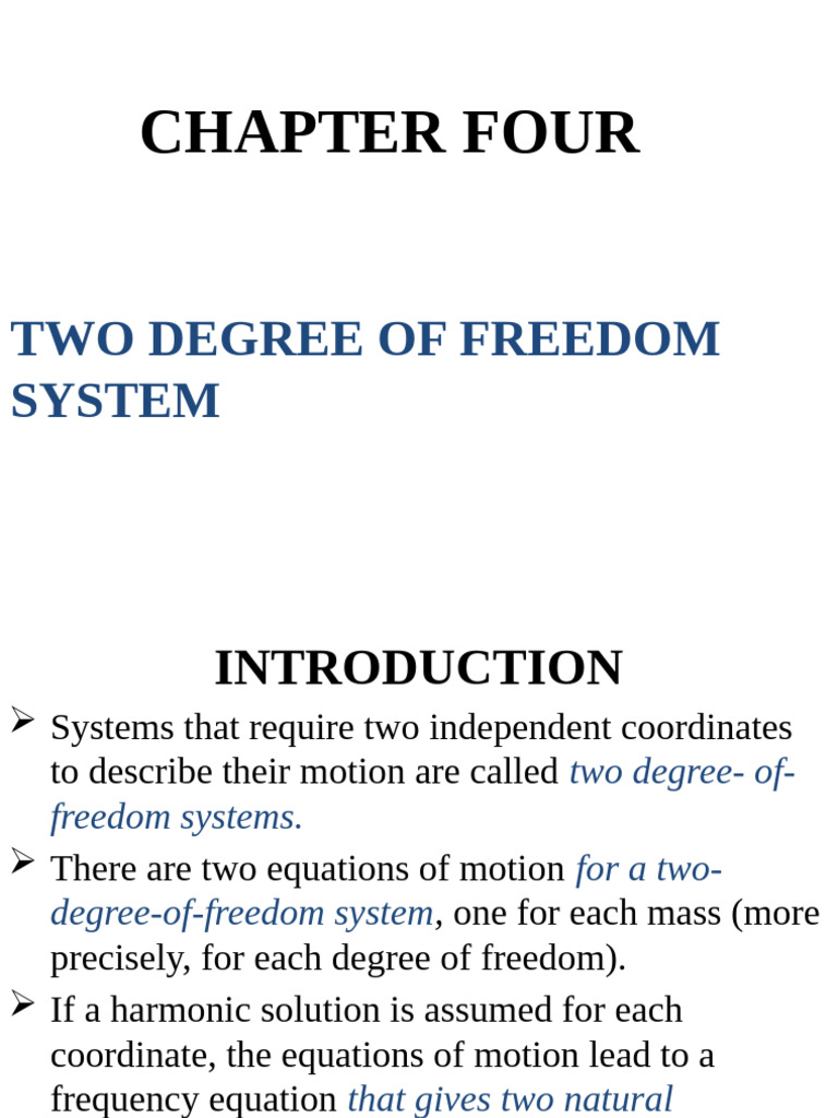 Two Degree | PDF | Normal Mode | Teaching Methods & Materials