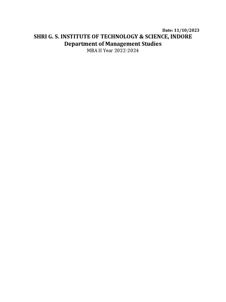 STP Report Format | PDF