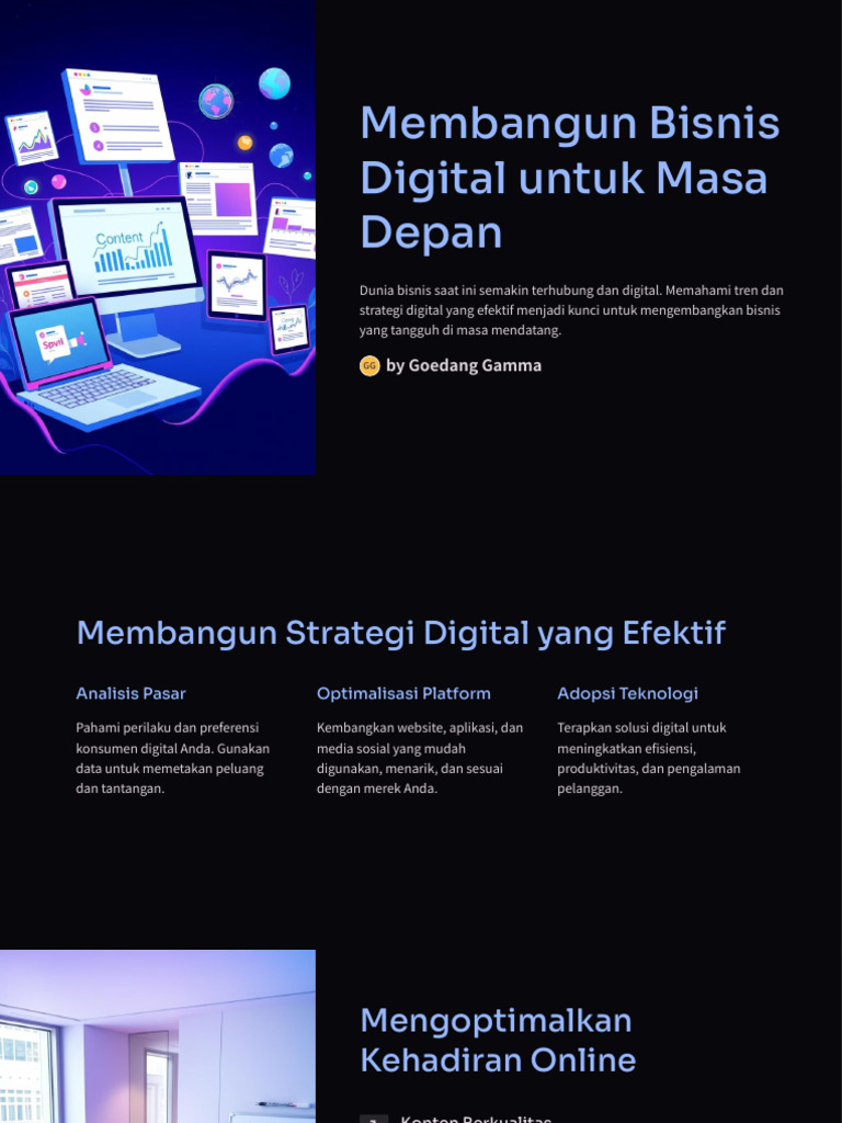 Membangun Bisnis Digital untuk Masa Depan | PDF