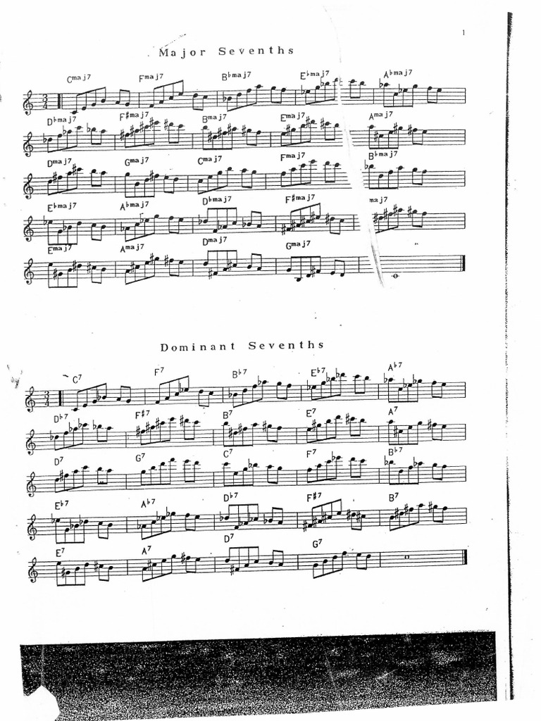 Scale e Arpeggi Jazz | PDF