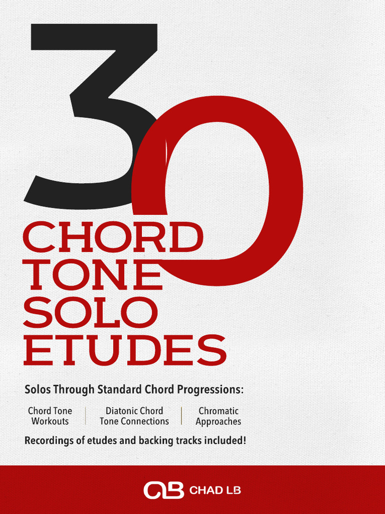 30 Chord Tone Solo Etudes (Bass) | PDF