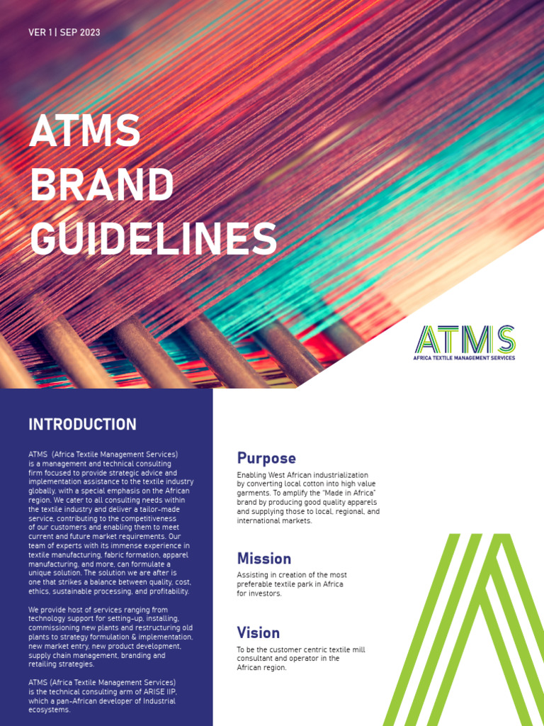 ATMS Brand Guidelines - V2 - 11OCT2023 | PDF | Typography | Logos
