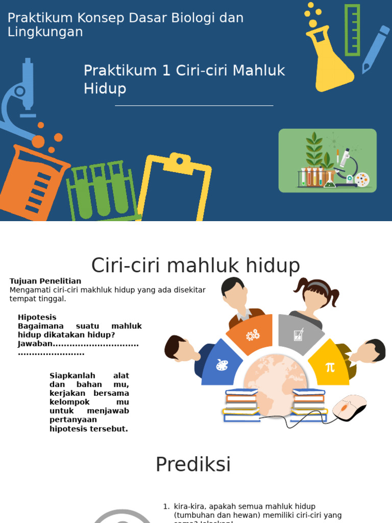 PRAKT MANDIRI 1. Ciri-Ciri Mahluk Hidup | PDF