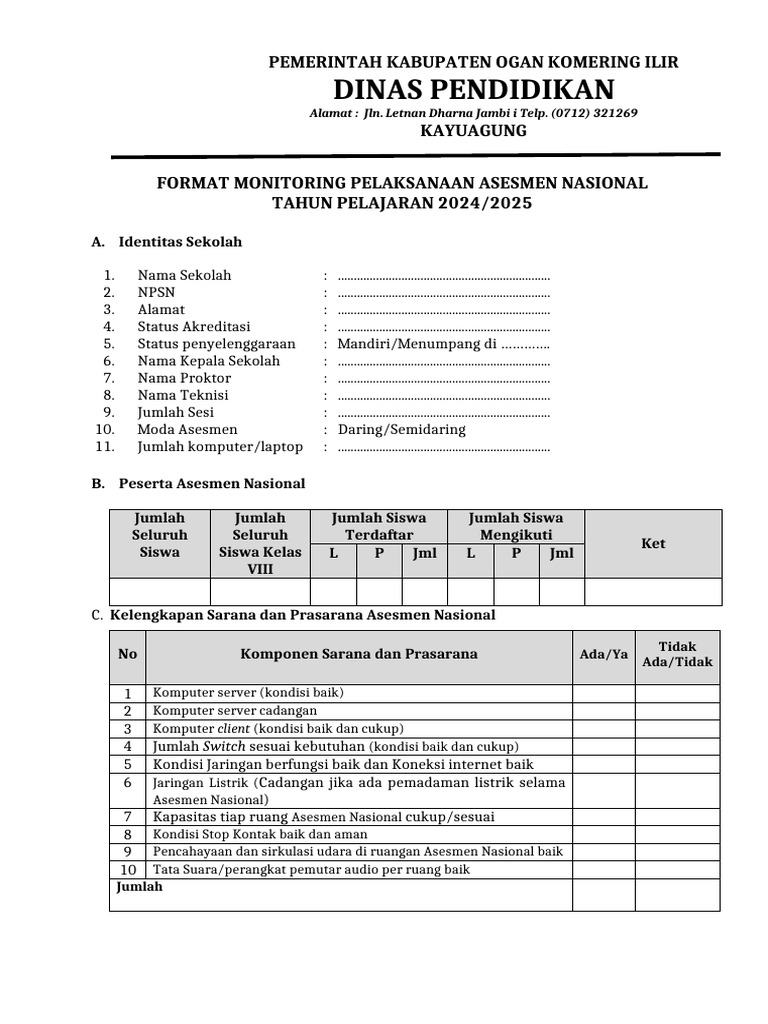 Format Monitor an 2024 | PDF