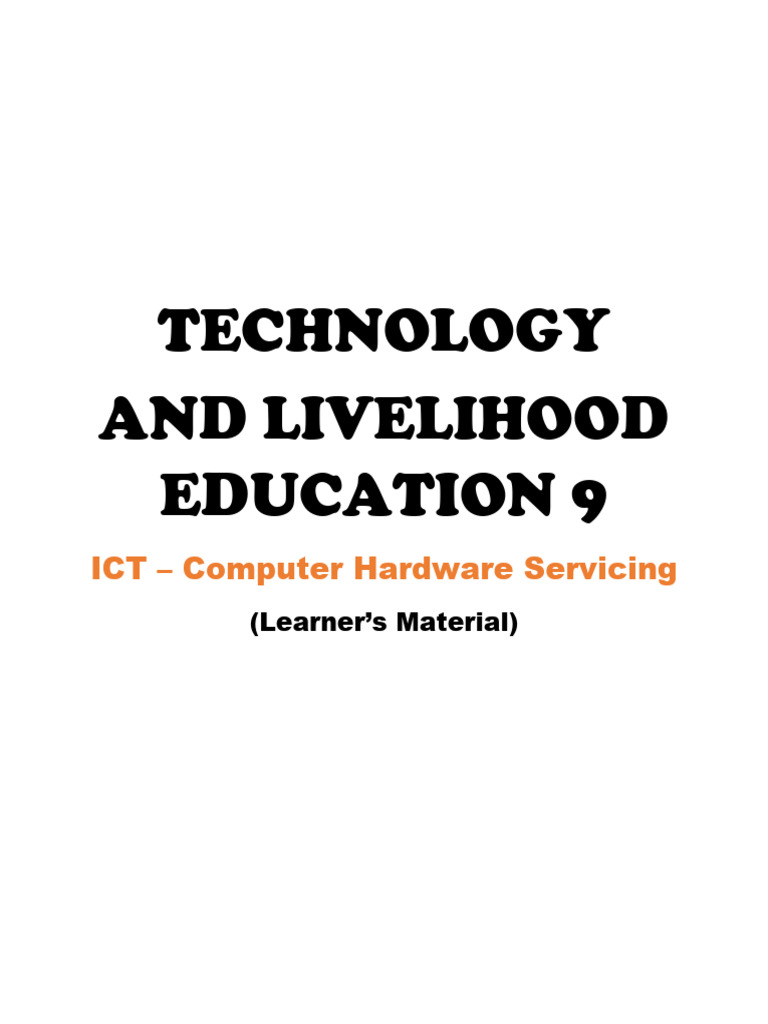 Computer Hardware Servicing | PDF