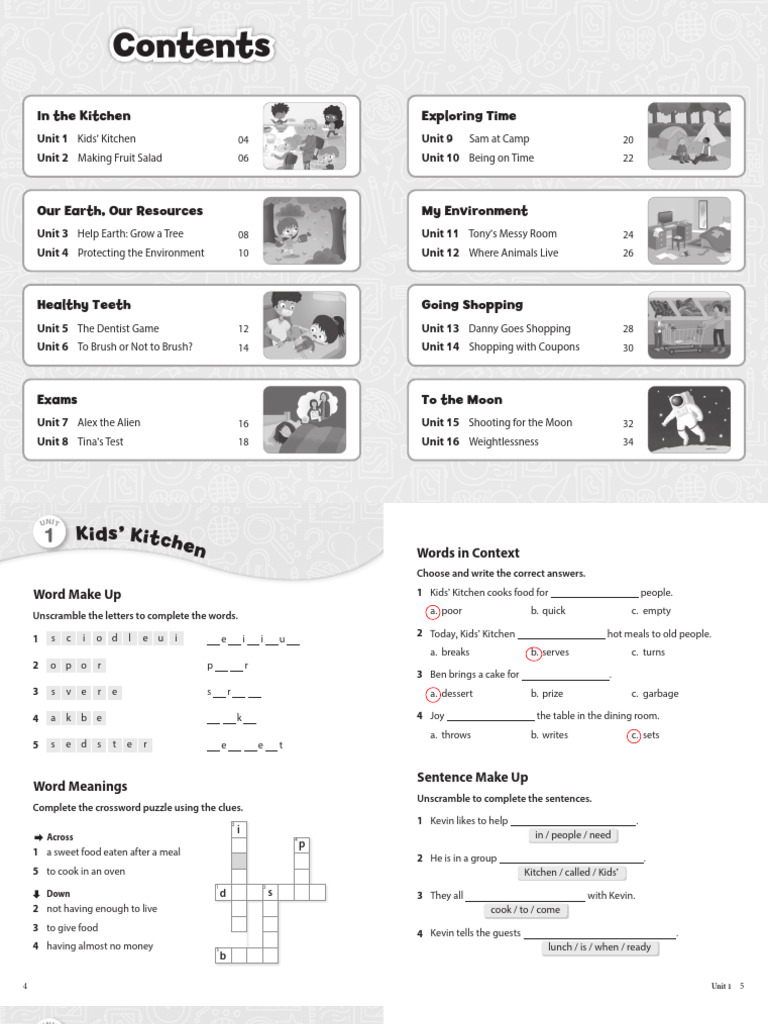 Workbook Answer Key | PDF