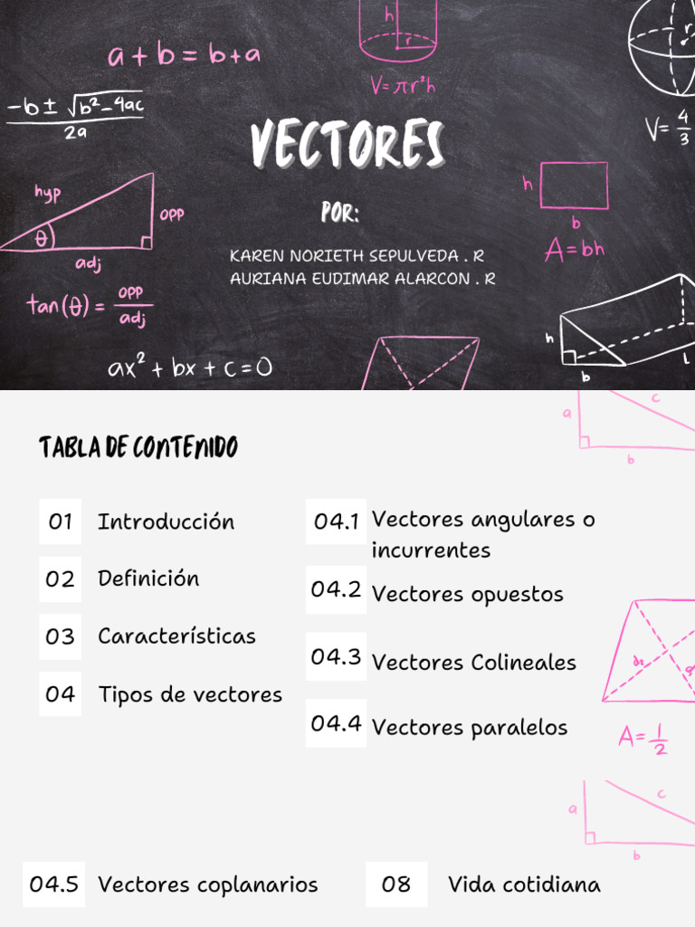 Guía básica vectores | PDF