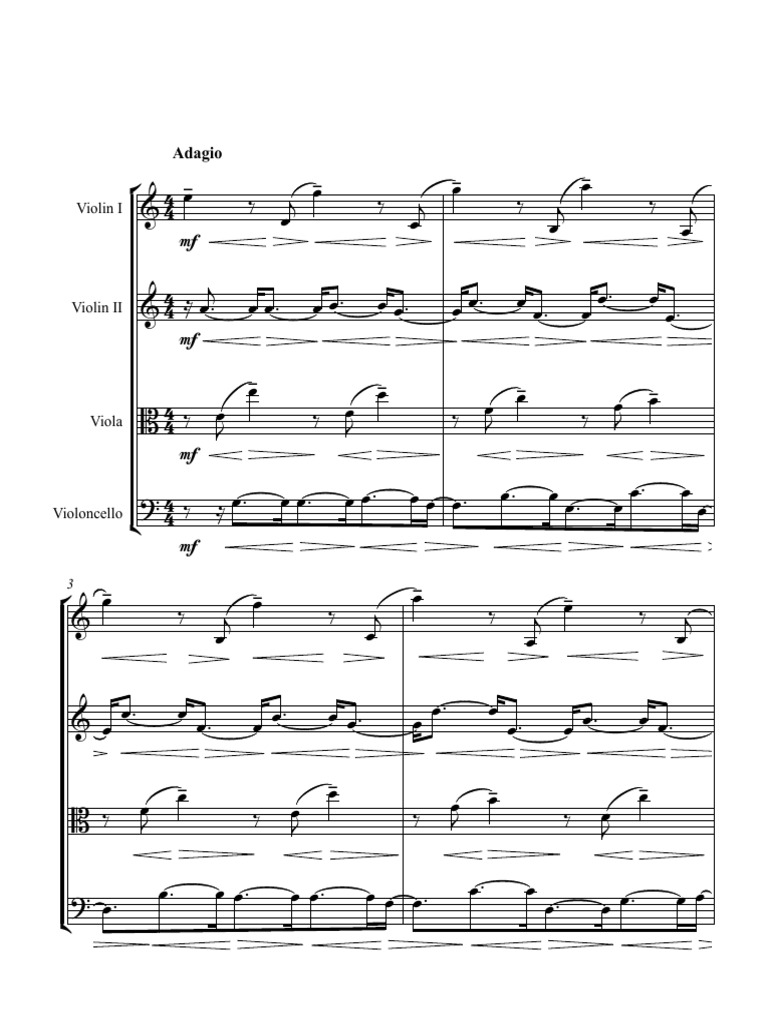 String Quartet 2 - Full Score | PDF