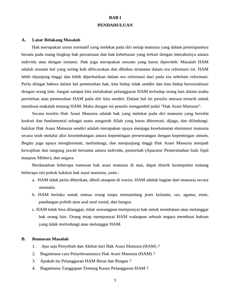 Makalah Ham | PDF