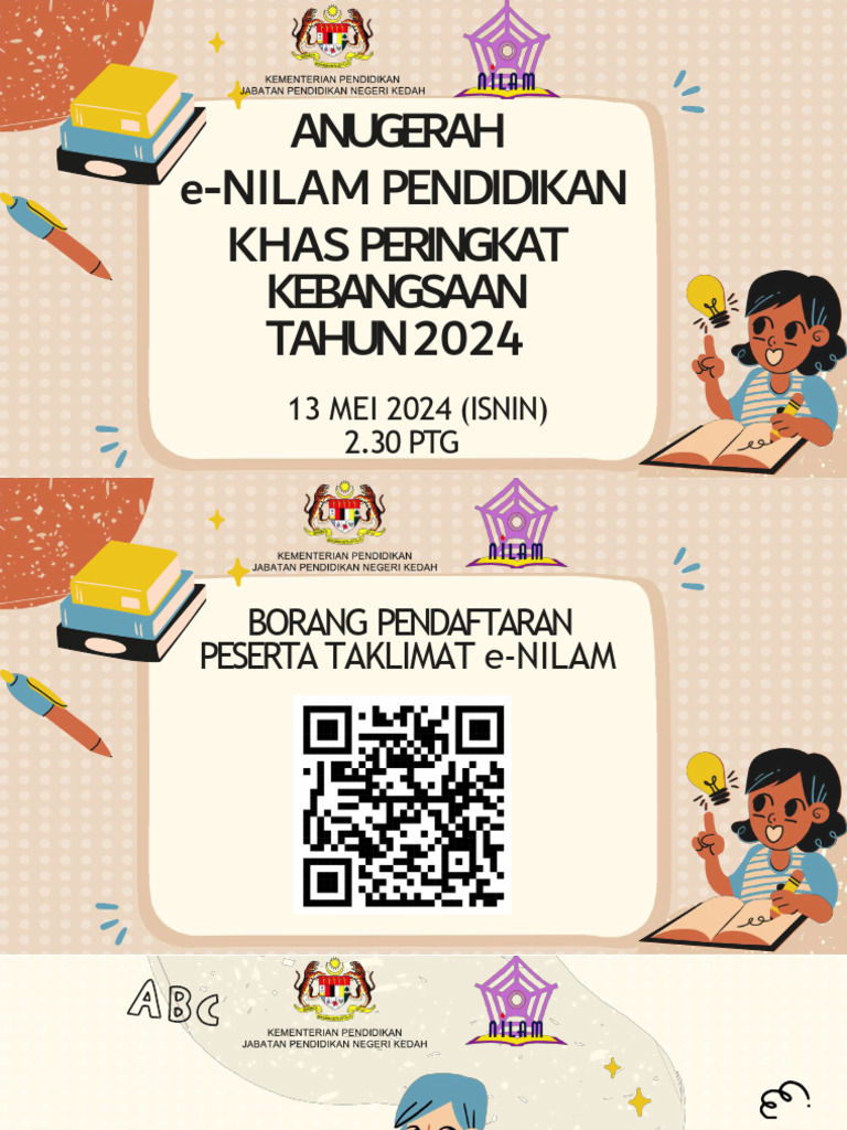 SLAID ANUGERAH e NILAM PENDIDIKAN KHAS PERINGKAT NEGERI KEBANGSAAN | PDF