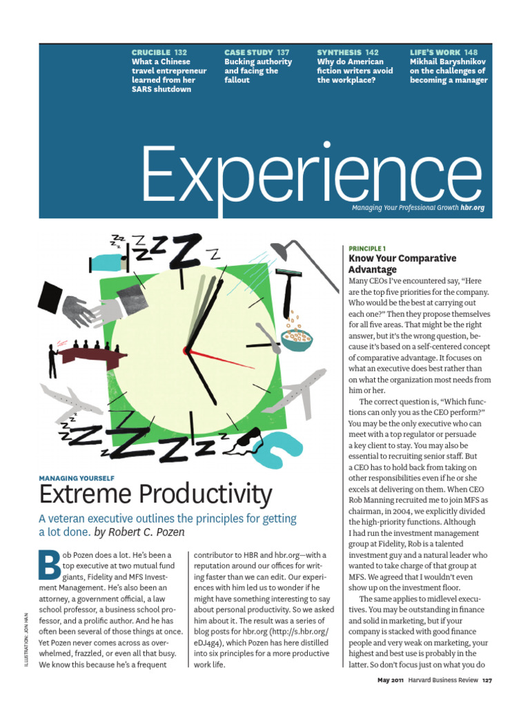 Extreme Productivity | PDF