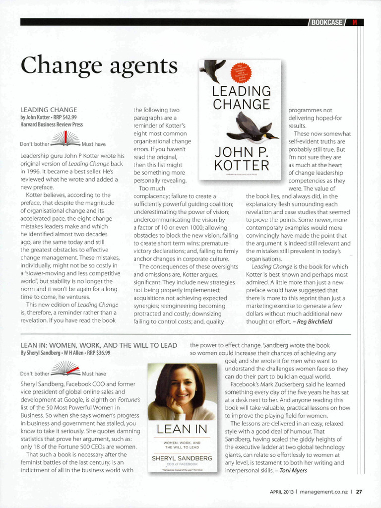 Leading Change | PDF