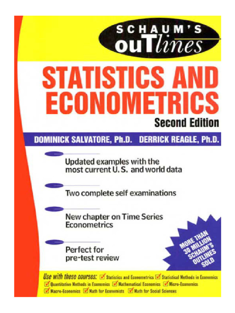 Vdoc - Pub Schaums Statistics and Econometrics | PDF